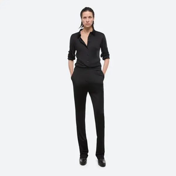 Helmut Lang Fluid Car Trousers - Black