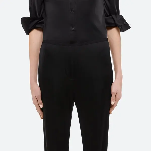 Helmut Lang Fluid Car Trousers - Black