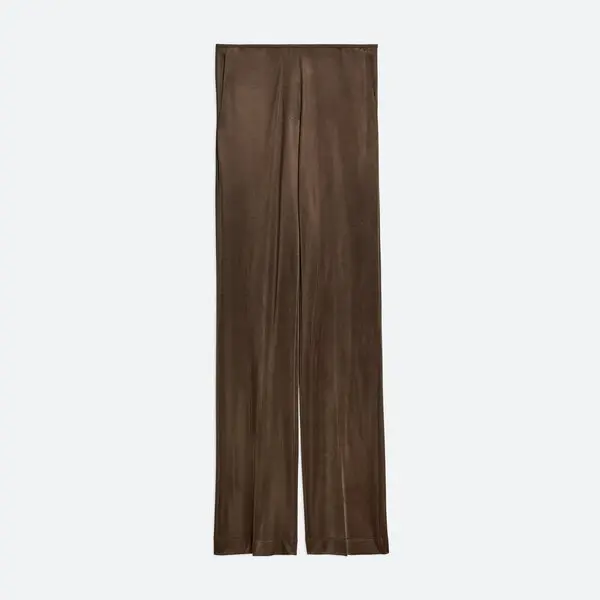 Helmut Lang Fluid Car Trousers - Mushroom