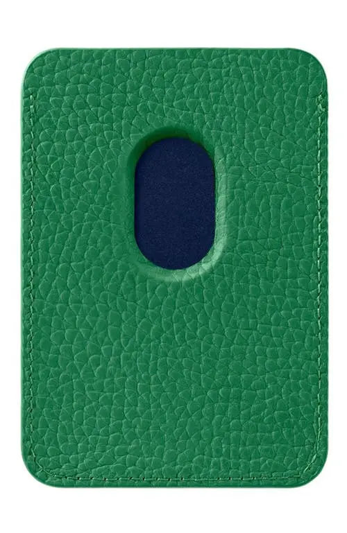 MAISON DE SABRE Leather Magsafe Wallet - Emerald Green