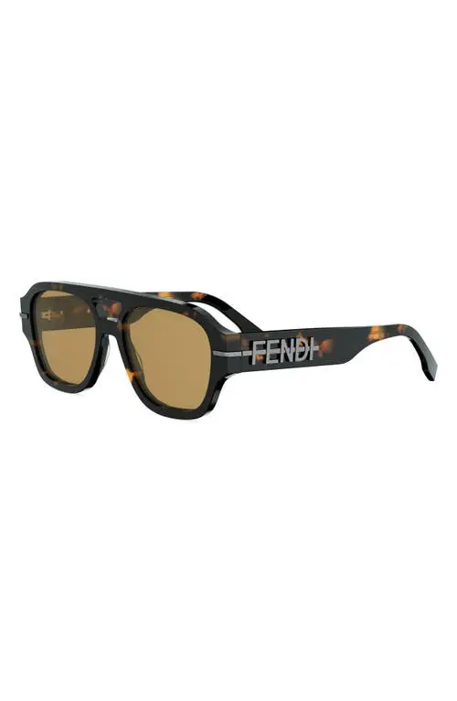 Fendi Graphy Sunglasses - Havana/other/roviex