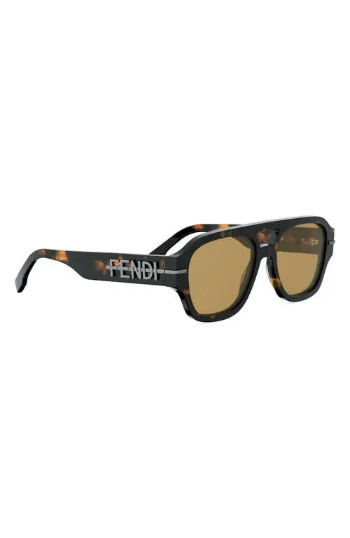 Fendi Graphy Sunglasses - Havana/other/roviex