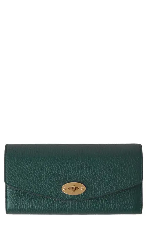 Mulberry Darley Leather Wallet - Mulberry Green