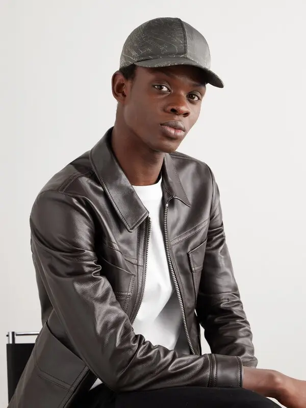 Berluti Scritto-jacquard Twill Baseball Cap