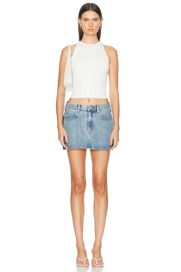 SEROYA Evelyn Ribbed Knit Top