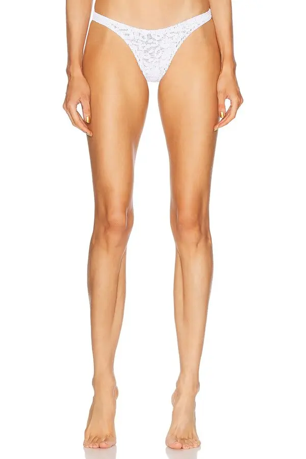 Bond Eye Scene Bikini Brief - White Leopard Two Tone