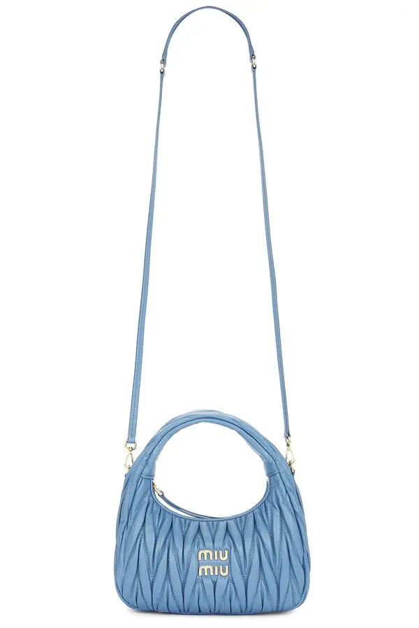 Miu Miu Camoscio Shearling Wander Bag - Onda