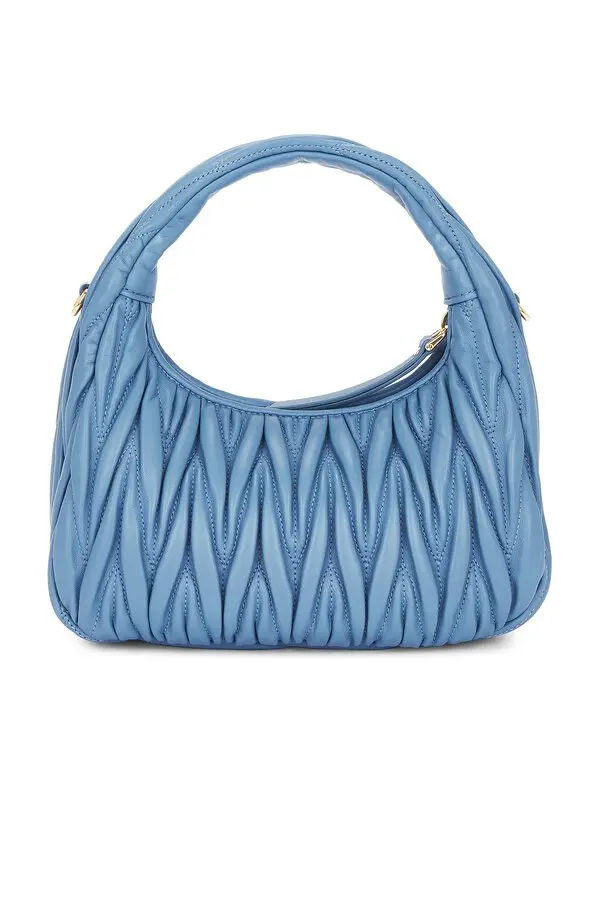 Miu Miu Raffia Hobo Bag With Logo Detail - Onda