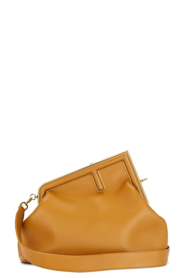 Fendi First Shoulder Bag - Brown