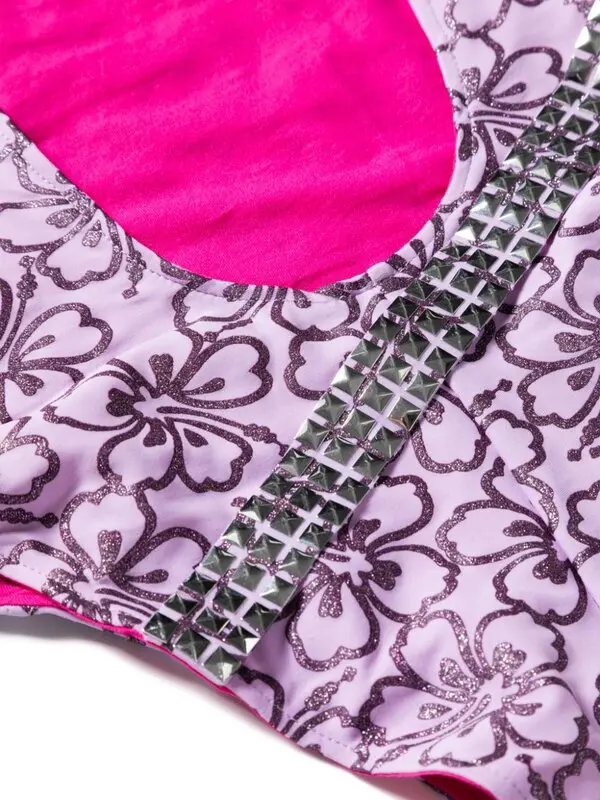 CORMIO Fabiana Belted Swimsuit - Purple