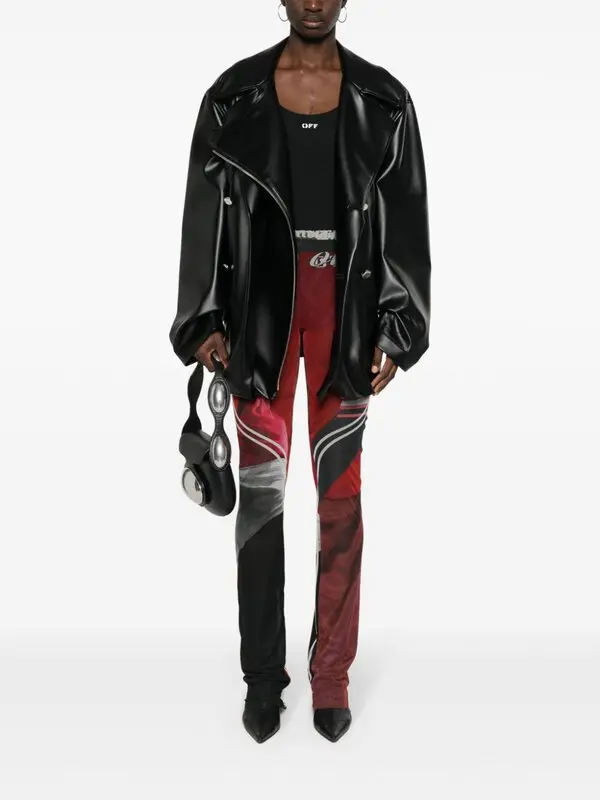 Ottolinger Sheer Mesh Printed Leggings