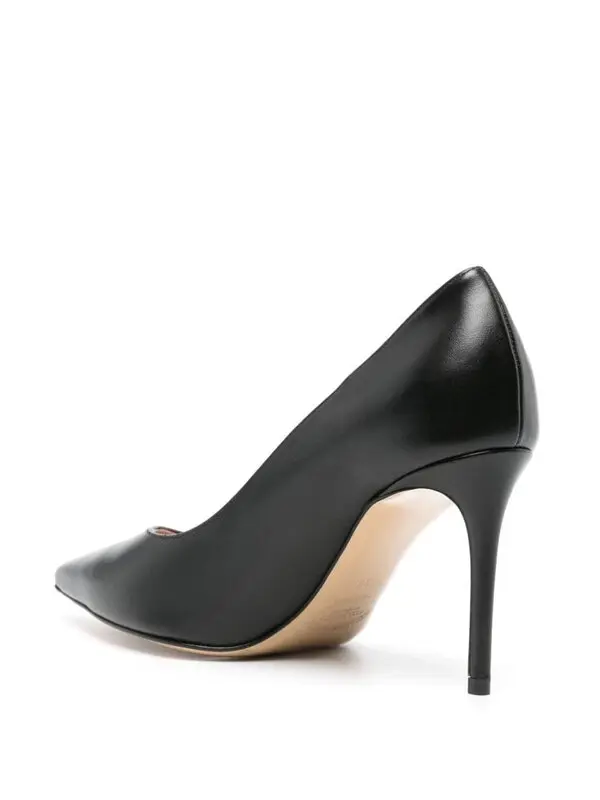 SCAROSSO Greta 90mm Leather Pumps