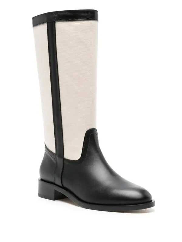 SCAROSSO Tess Panelled Boots