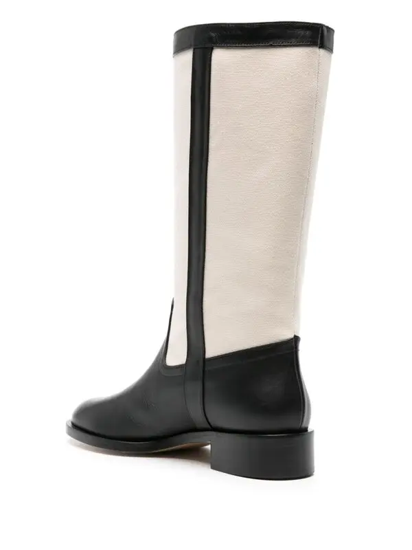 SCAROSSO Tess Panelled Boots