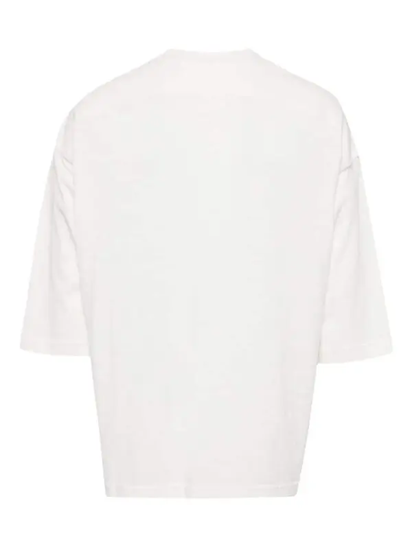 CROQUIS Crew-neck Cotton T-shirt