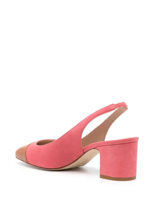 SCAROSSO Miranda 65mm Slingback Pumps - Pink