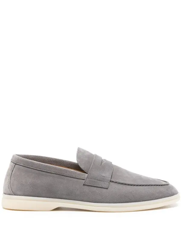 SCAROSSO Luciano Penny Loafers - Grey