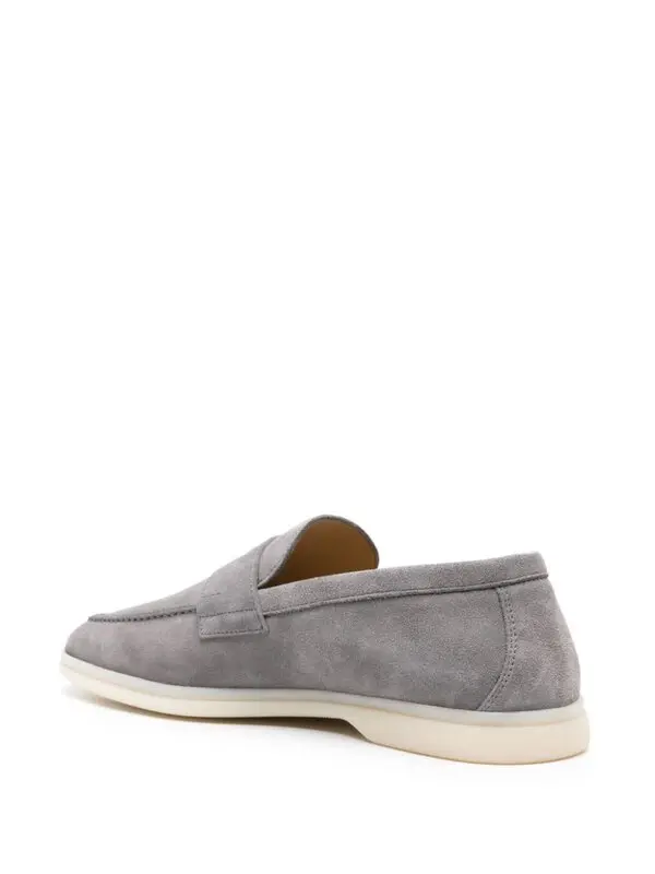 SCAROSSO Luciano Penny Loafers - Grey