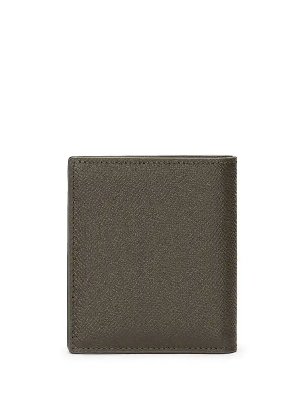 Dolce & Gabbana Logo-plaque Leather Cardholder - Green