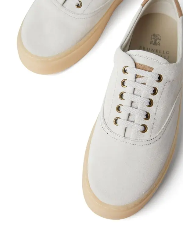 Brunello Cucinelli Low-top Suede Sneakers