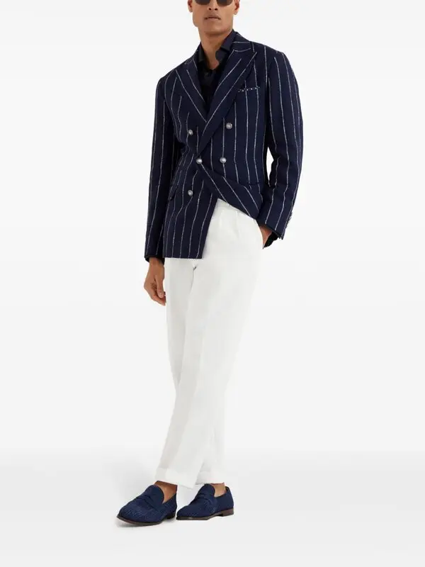 Brunello Cucinelli Straight-leg Cotton Trousers