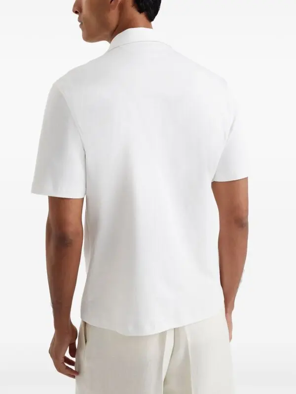 Brunello Cucinelli Logo-print Cotton Shirt