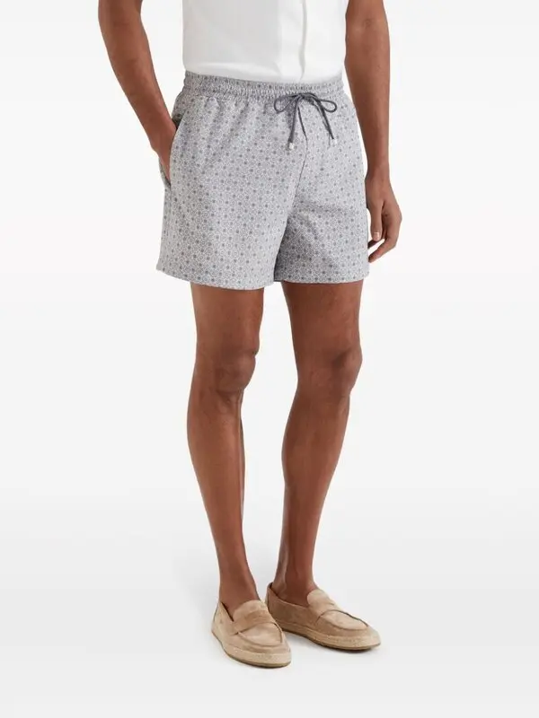 Brunello Cucinelli Graphic-print Swim Shorts