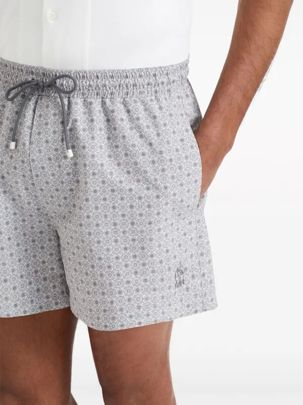 Brunello Cucinelli Graphic-print Swim Shorts