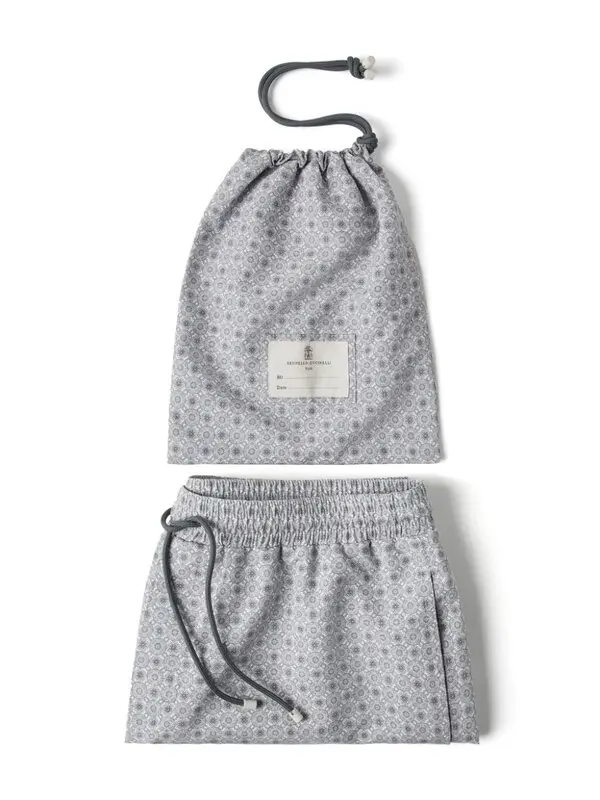 Brunello Cucinelli Graphic-print Swim Shorts
