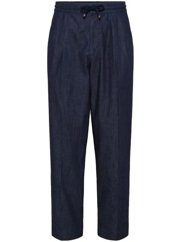 Brunello Cucinelli Straight-leg Chambray Jeans