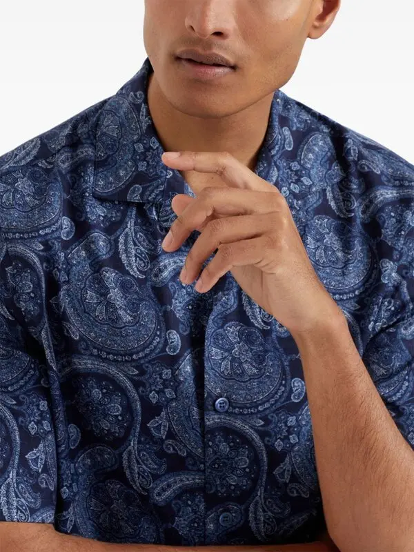 Brunello Cucinelli Paisley-print Cotton Shirt