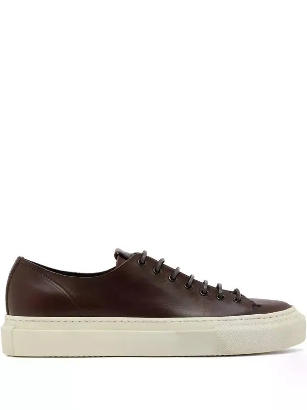 BUTTERO® Leather Sneakers - Brown