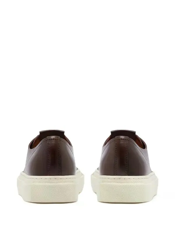BUTTERO® Leather Sneakers - Brown