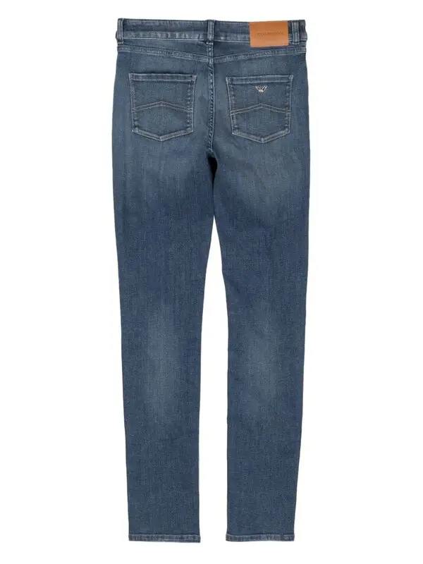 Emporio Armani High-waist Skinny-fit Jeans - Blue