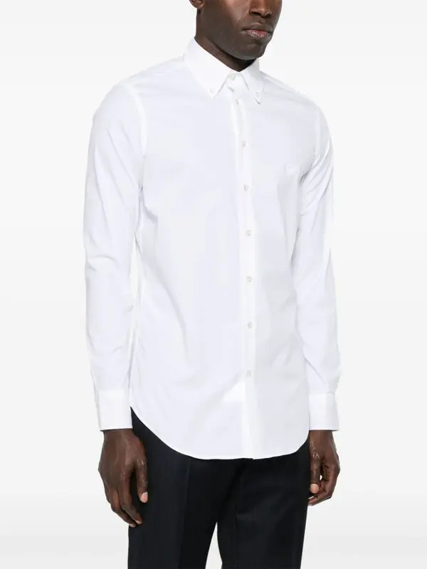 Etro Pegaso-embroidered Poplin Shirt