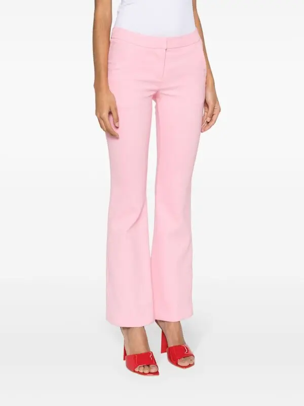 Balmain Flared Crepe Trousers