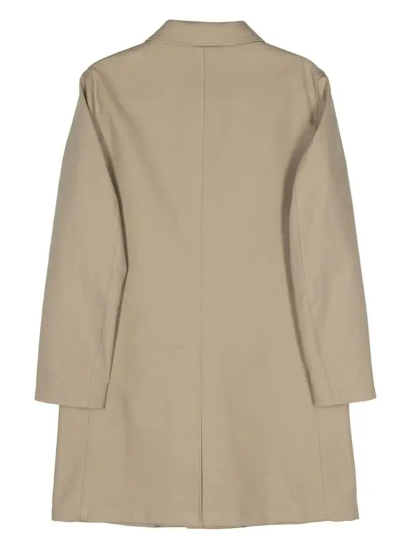 Theory Din Twill Midi Coat