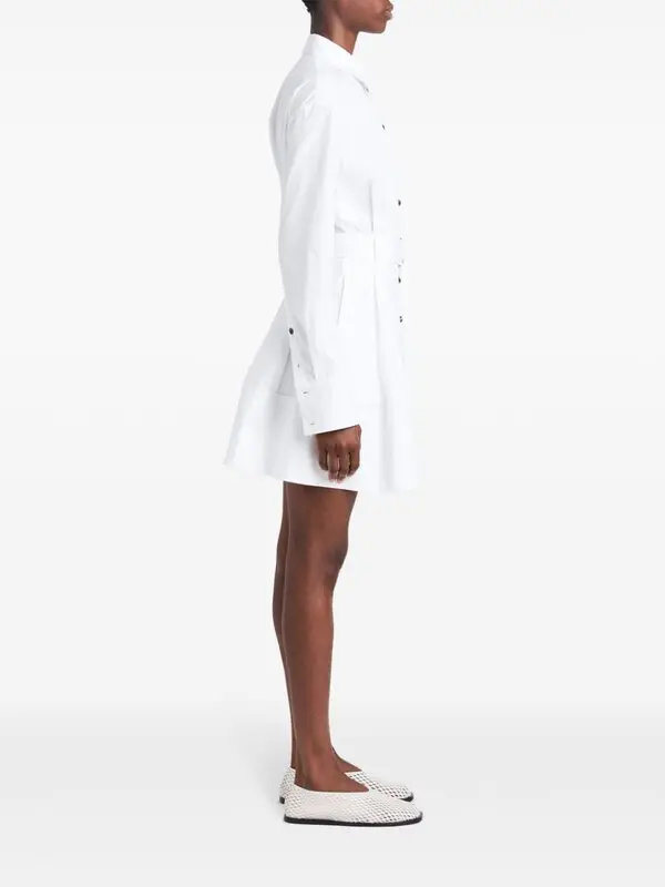 proenza white dress gold buttons Ivory Button Down Dress – Xandra Swimwear, LLC main image 1