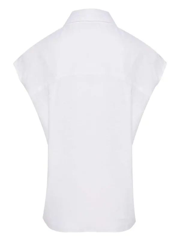 Vince Short-sleeve Linen Shirt
