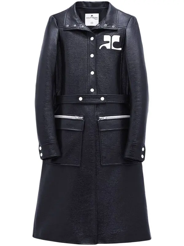 COURREGES Reedition Vinyl Trenchcoat - Blue