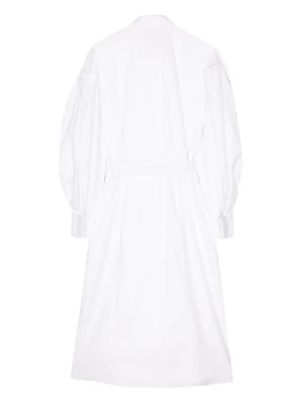 Carolina Herrera Tied-waist Cotton Shirtdress