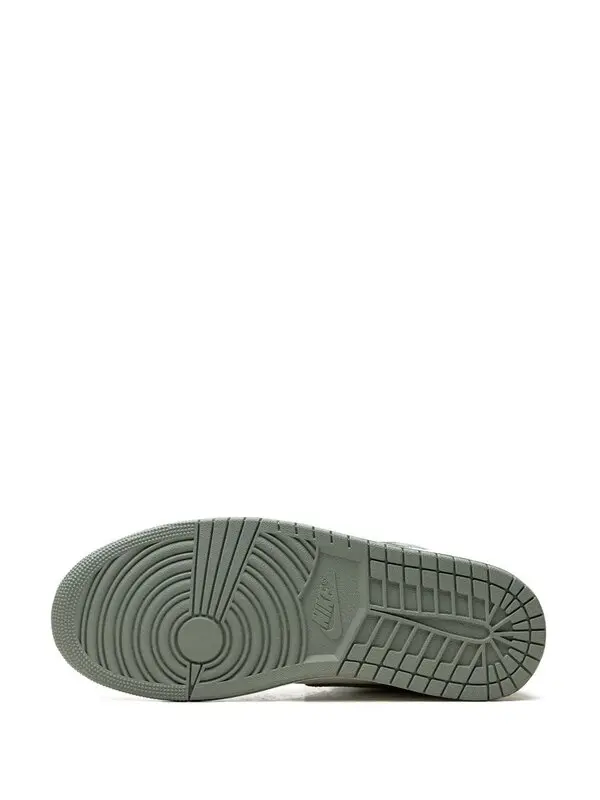 JORDAN Air 1 Mid Jade Smoke Sneakers - Green
