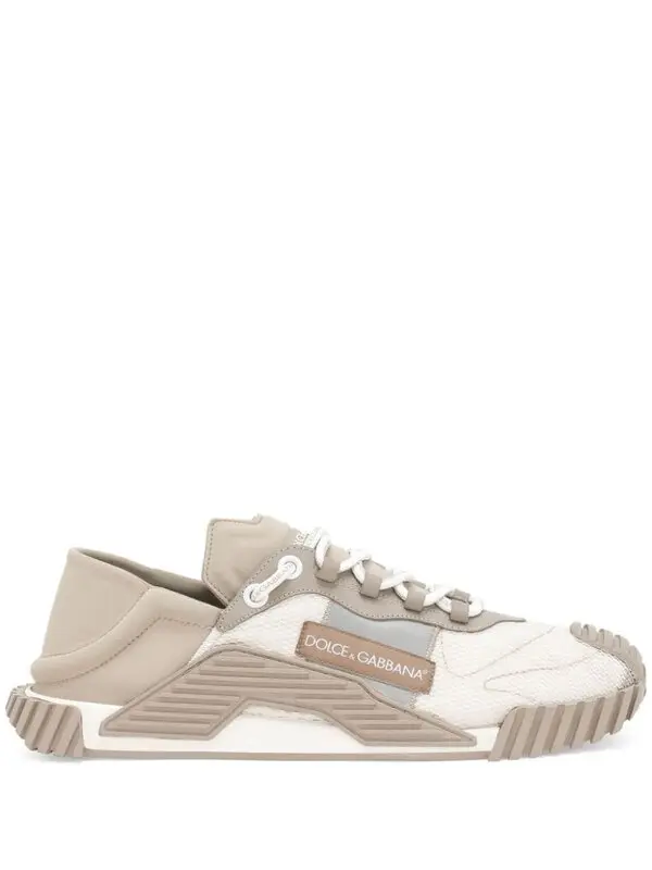 Dolce & Gabbana Panelled Sneakers - White