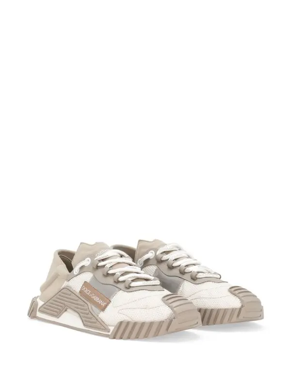 Dolce & Gabbana Panelled Sneakers - White