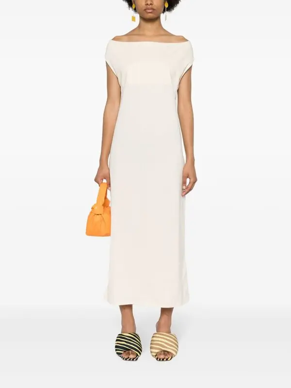 Loulou De Saison Martial Cotton Midi Dress