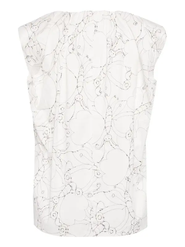 JNBY Butterfly-print Top