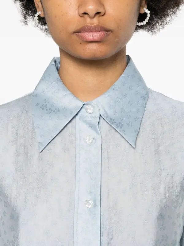 Rodebjer Carmen Floral-embroidered Shirt