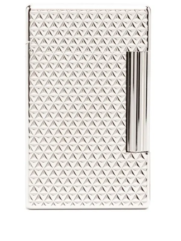 S.t. Dupont Initial Firehead Lighter - Silver