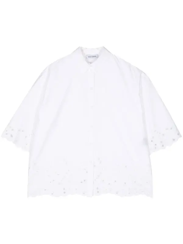 Dice Kayek Embroidered Cotton Shirt