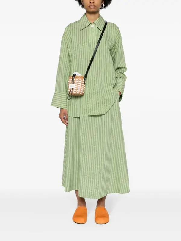 Rodebjer Marla Striped Midi Skirt